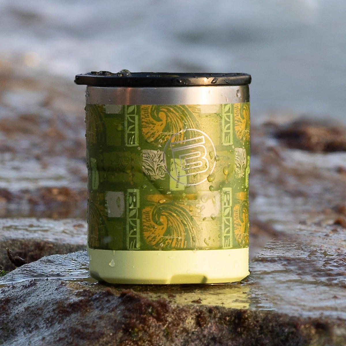 BOTE MagnePod Drinkware MAGNETumbler Lowball Tumbler with Lid Drink Cooler 12 oz Size Keeps Beer Soda Water Cold Insulated attach Magnetically to Compatible SUPs Kayaks Floats 12 oz Multiple Colors