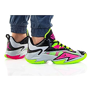 Nike DC7701 002 Jordan One Take 3, Men's Basketball Shoes, Grey/Multicoloured/, Grey, 10 AU