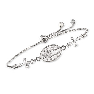 Ross-Simons Miraculous Medal Bolo Bracelet