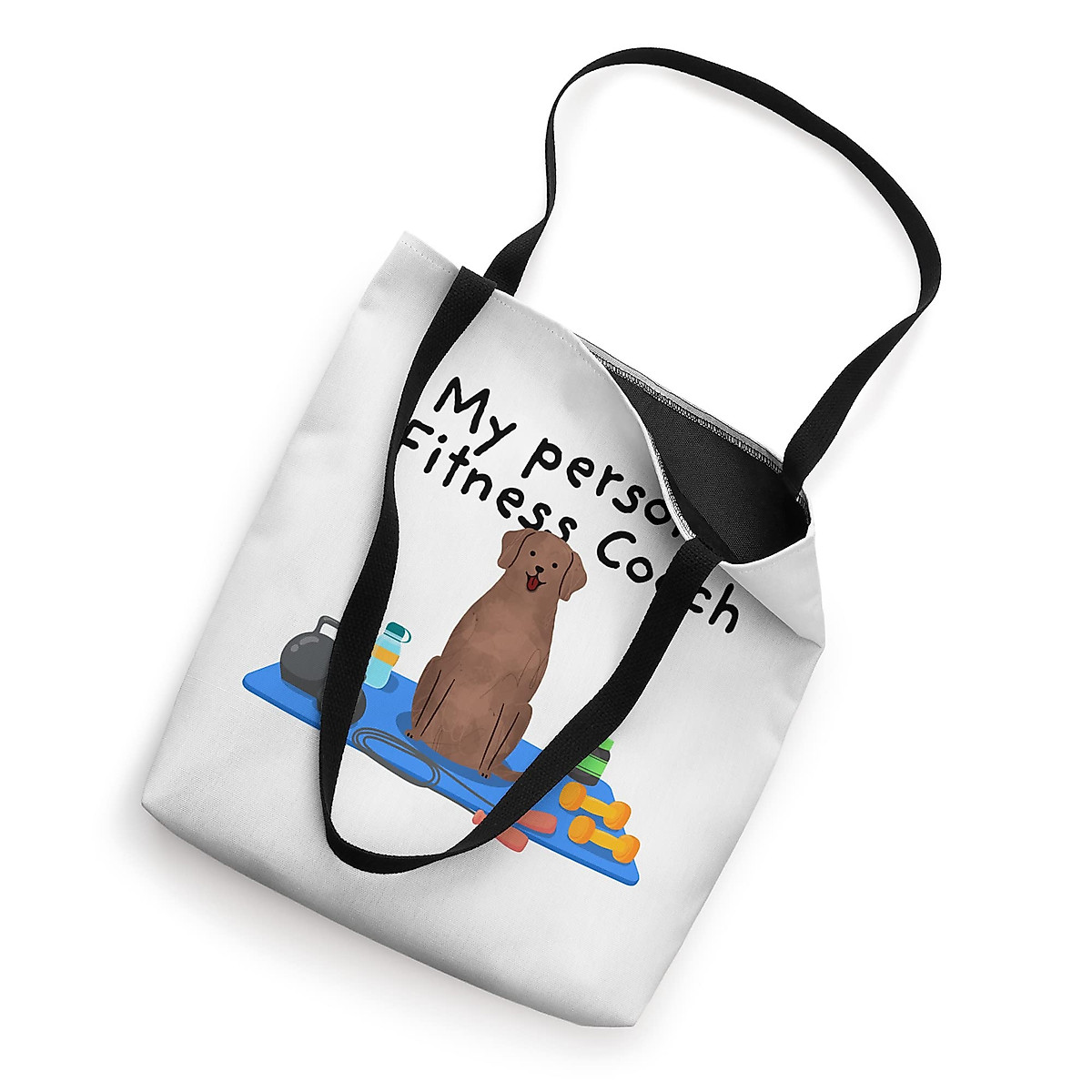 Sweet Chocolate Brown Labrador - Personal Fitness Coach Tote Bag