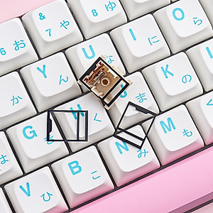 Terukir Wunzkii Mechanical Keyboard Switch Film 120pcs Switches Film Inter-axial Paper Switch Repair HTV Inter-axial Pad Structure Compatible with Cherry MX kailh Gateron Switch