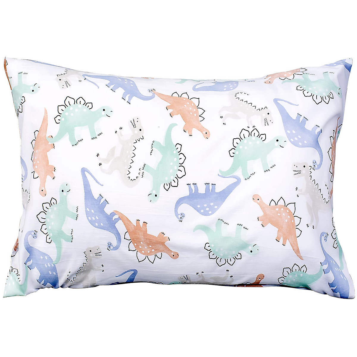 UOMNY Crib Bedding Sets for Boys - 3 Piece Dinosaur Nursery Bedding Set Baby Boys Bedding Sets Crib Set Crib Quilt Fitted Sheet Crib Pilowcase Grey Plaid / Blue Little Dinosaurs