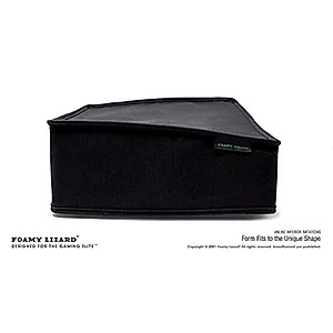 Foamy Lizard Dust Cover for Playstation 5 The Original Made in U.S.A. TexoShield Premium Ultra Soft Microfiber Lining Nylon dust Guard with Back Cable Port (Horizontal)