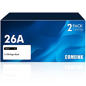CF226A 26A Toner Cartridge 2Pack: Compatible for HP 26A 26X CF226X Black Toner Replacement for Color Laser Pro M402dw M402n M402dn M402d M402 MFP M426dw M426fdw M426fdn M426 Series Laser Printer