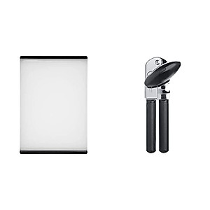 OXO Good Grips Plastic Carving & Cutting Board and OXO Good Grips Soft-Handled Manual Can Opener