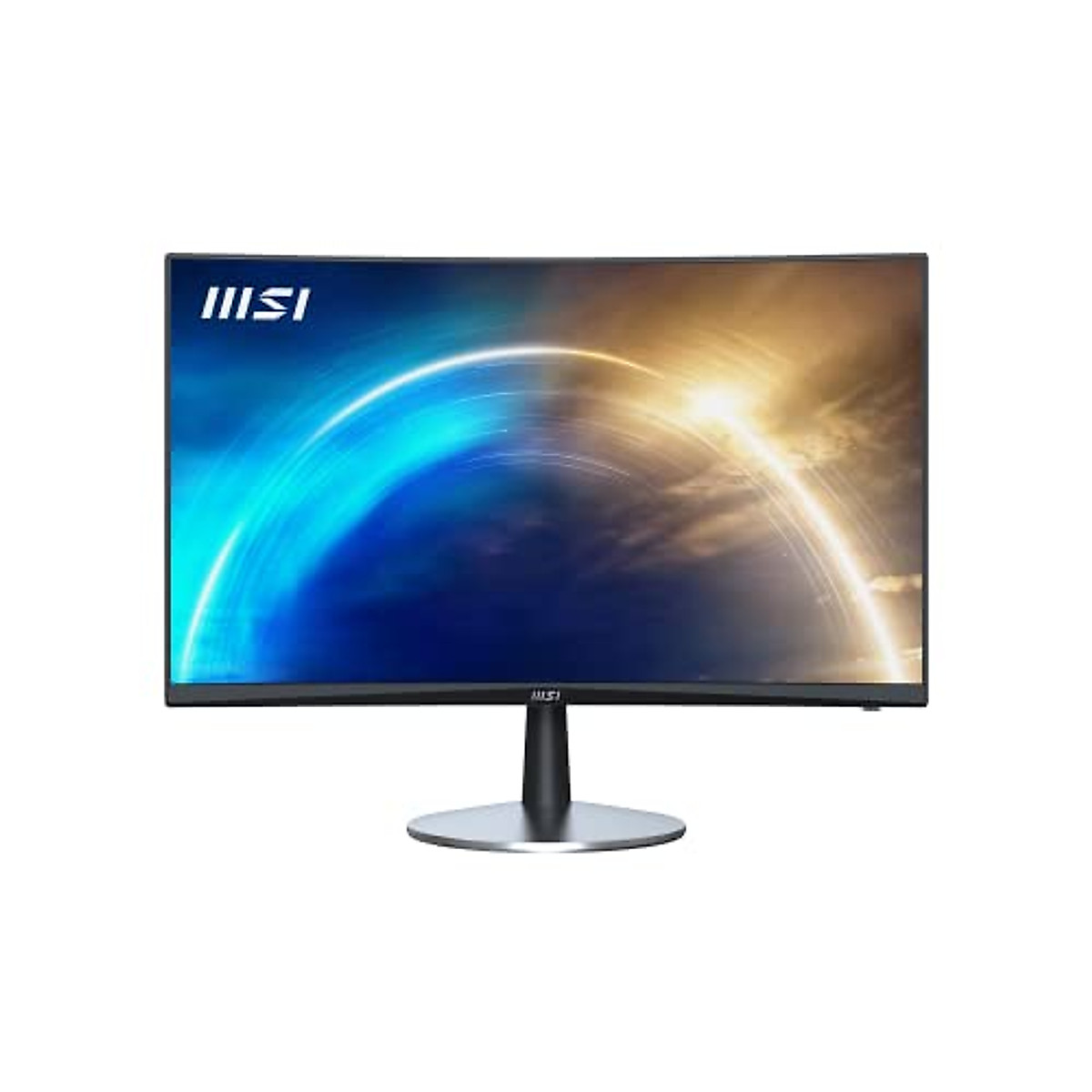 MSI Pro MP242C, 24" Monitor, 1920 x 1080 (FHD), Curved VA, 75Hz, FreeSync, TUV Certified Eyesight Protection, 1ms, HDMI, Tilt