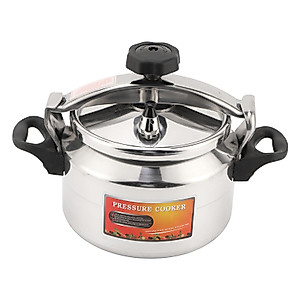 Pressure Cooker, 3L/4L/5L Capacity Stovetop Aluminum Pressure Canner, Explosion Proof Gas & Induction Compatible Rice Cooker Multifunctional Slow Cooker for Family or Commercial
