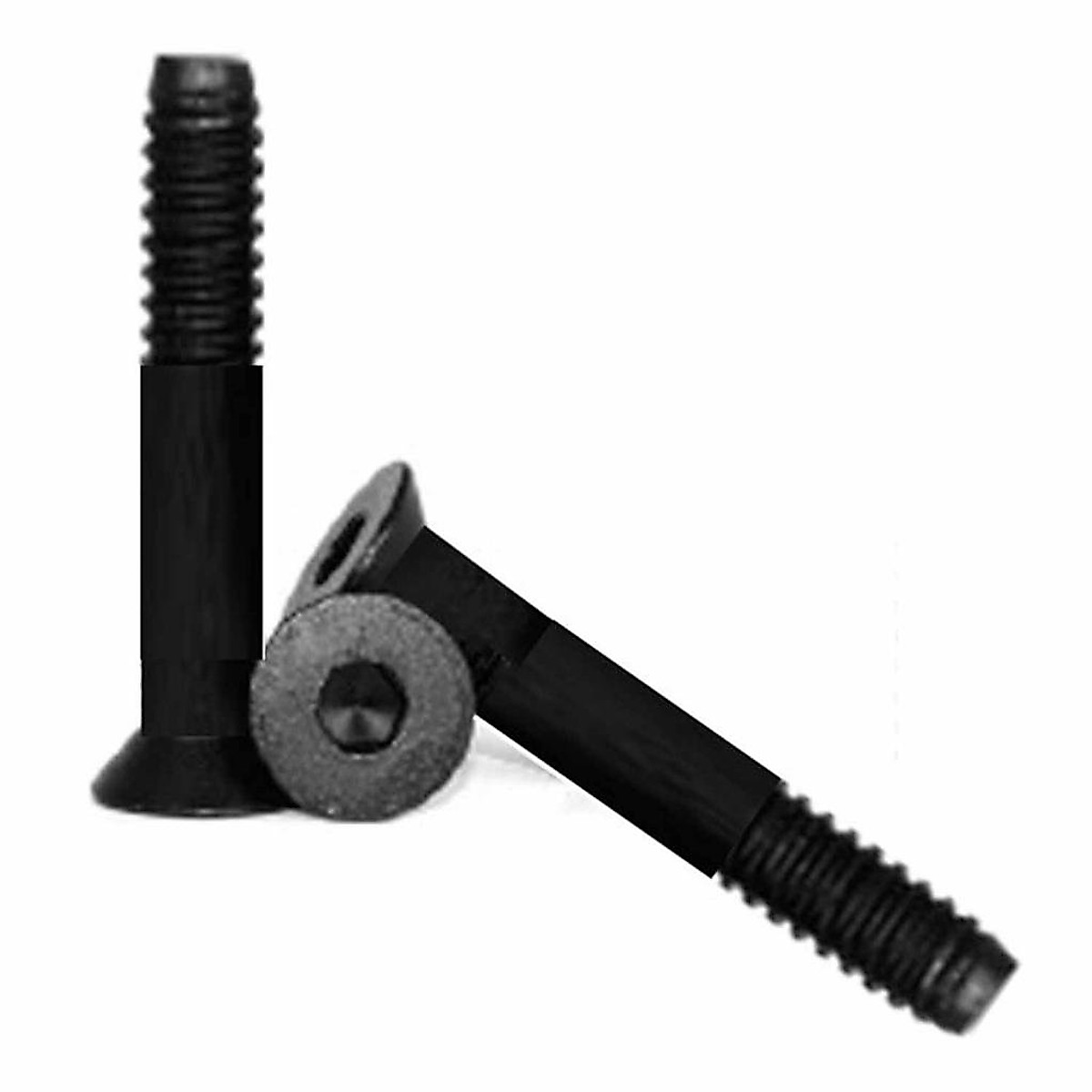 Metric M8 X 70mm Flat Head Socket Cap Screw; Black; Pack of 10