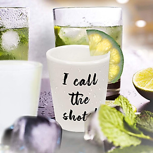 Shot Glasses Bar Accessories Custom Personalized Text Alcohol Bar Supplies 1 Shot Ceramic 2 Oz