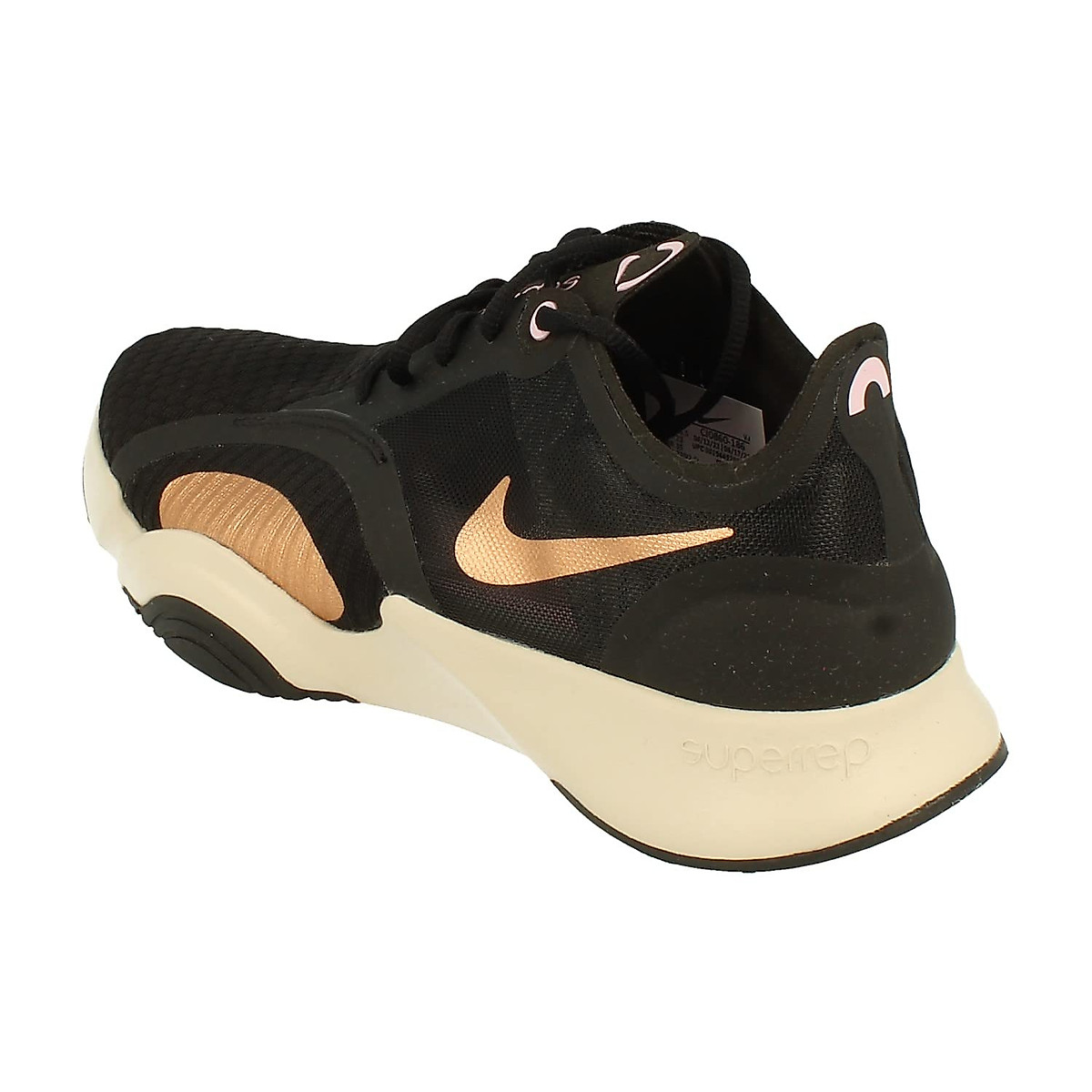 Nike Women's Superrep Go Running Trainers Cj0860 Shoes, White Black Metallic Copper 186, 9