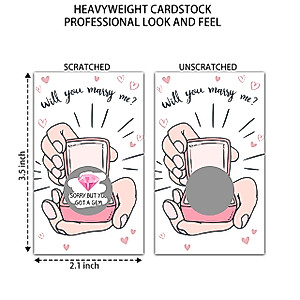 Who Got The Wedding Ring Scratch Off Game Cards, Bridal Shower Scratch Cards, Wedding Shower Games Ideas, Bachelorette Party, Engagement Party Activities & Decorations (22 Pack)-05