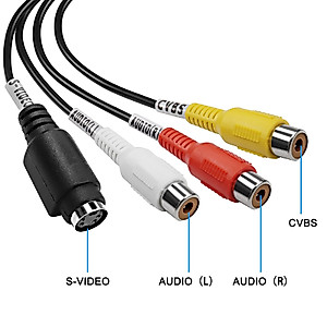 XMSJSIY RCA AV to USB C Converter - 1 Channel AV NTSC PAL Video S Video/Composite to USB Converter for Mobile Phone/PC