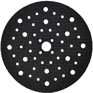 6 inch 53 Holes Premium Hook and Loop Pad Saver for Random Orbital Sanders notably extends the backing pad´s lifetime,Multi Hole Pad Protector (1 Pack)