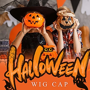 MORGLES 6PCS Wig Cap Non Slip, Black Mesh Net Wig Caps for Women Men, Kids, Weaving Hair Net Close End Fishnet