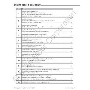 Evan-Moor Building Spelling Skills, Grade 3 - Homeschooling & Classroom Resource Workbook, Reproducible Worksheets, Teaching Edition, Spelling Strategies, Reading and Writing Skills