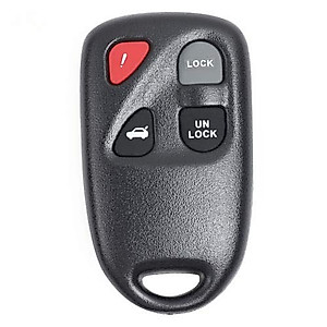 Keymall keyless Entry Replacement Car Key 4B Fob Remote for Mazda RX-8 2004-2008,FCC:KPU41805 and Model : 41848