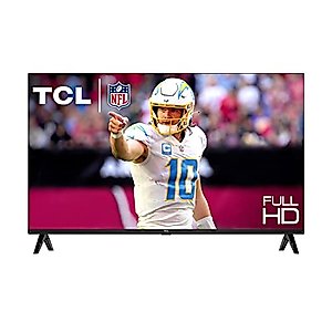 TCL 40-Inch Class S3 1080p LED Smart TV with Google TV (40S350G, 2023 Model), Google Assistant Built-in with Voice Remote, Compatible with Alexa, Streaming FHD Television