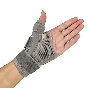 Adjustable Wrist Support Brace Thumb Splint Stabilizer Hand Support Ligament Injury Arm Protection Strap Corrector (Common to left and right)