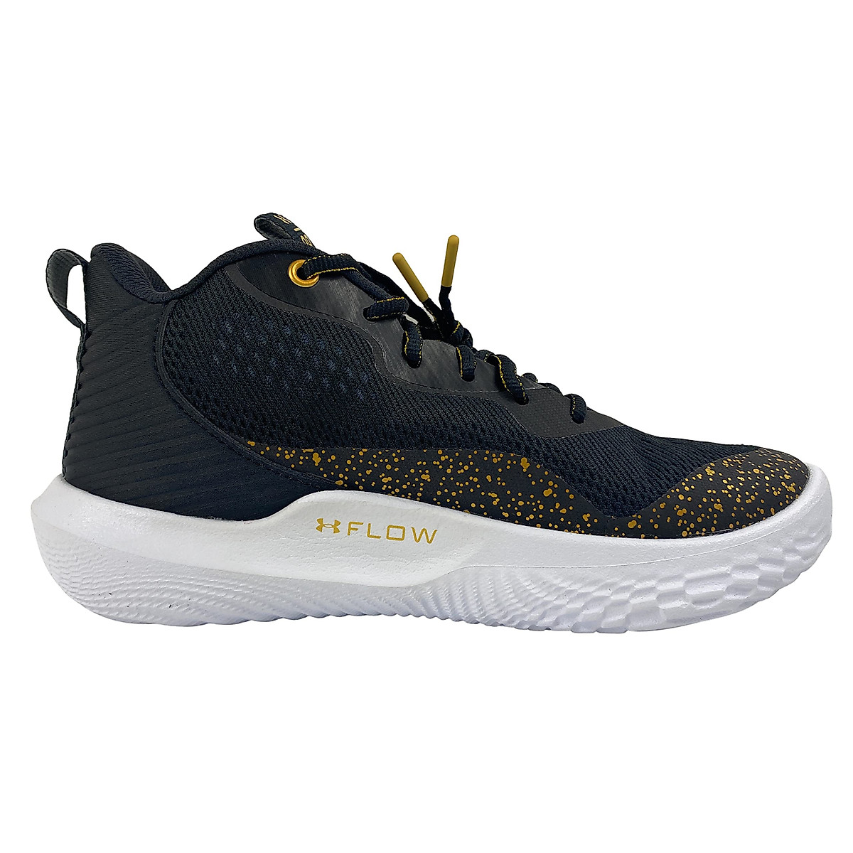 Under Armour Women's Flow Breakthru 2 Basketball Shoe (Black/White, us_Footwear_Size_System, Adult, Women, Numeric, Medium, Numeric_6)