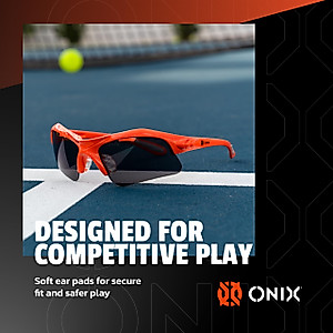 ONIX Pickleball Eagle Eyewear Sun Protection Non-Slip Nose Piece Modern and Lightweight Secure Design