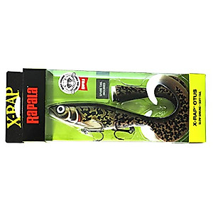 Rapala X-Rap Otus Lure with Two No. 2/0 Hooks, 0.5-1 m Swimming Depth, 25 cm Size, Artistic Burbot