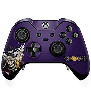 Skinit Decal Gaming Skin compatible with Xbox One Elite Controller - Officially Licensed Funimation Soul Eater Purple Design