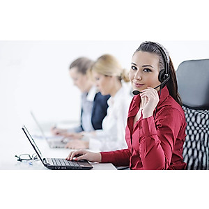 MAIRDI Telephone Headset with Noise Cancelling Microphone & HIS Cable for Avaya IP 1608 1616 9601 9608 9611 9611G 9620 9621 9630 9631 9640 9641 9650 9670 J139