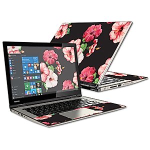 MightySkins Skin Compatible with Toshiba Satellite Radius 12.5" wrap Cover Sticker Skins Hibiscus