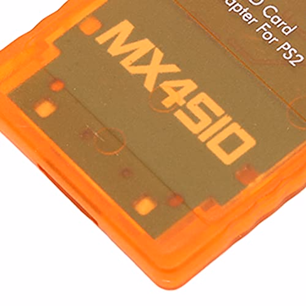 Zunate PS2 MX4SIO SIO2SD Reader Adapter, Hand Made Stable Replacement MX4SIO TF Adapter for PS2(Orange)