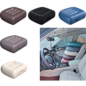 YITONGXXSUN Adult Booster Seat Cushion/Car Cushions for ShortPeople/Effectively Increase The Field of View by 12cm/4.7in,Back Fatigue Relief Chair Cushion Angle Lift Big Cushion/Grey