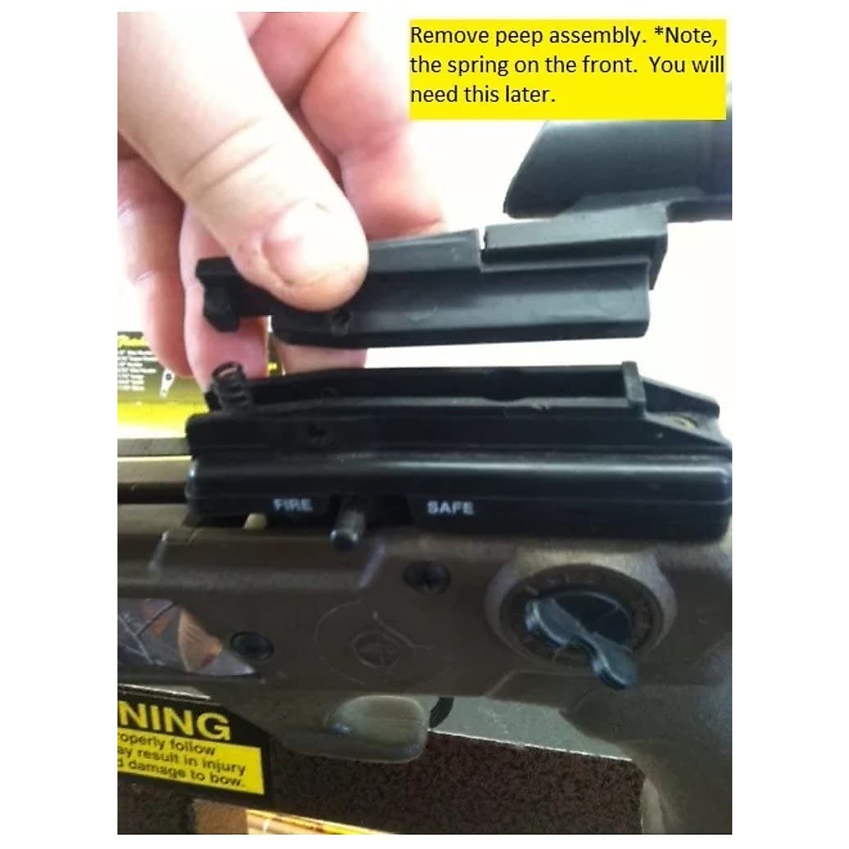 Horton Crossbow Scope Mount,black