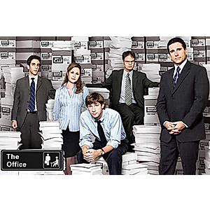 Veronica The Office Self Adhesive Sign Visual Impact for Door Wall Large or Small Office 9 X 3 Inch (Black/White)