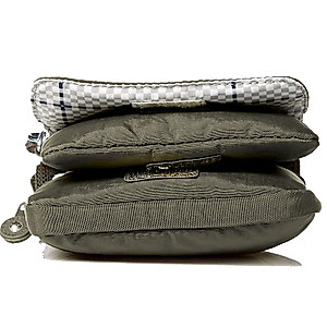 Kipling Women's Eldorado Crossbody Bag, Essential Travel Accessory, Jaded Green Tonal