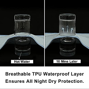 Pleasant Boulevard | Portable Waterproof Baby Changing Pad Liner, Washable Reusable Changing Table Cover Made with Breathable TPU, 27x13in (Pink, 3 Count)