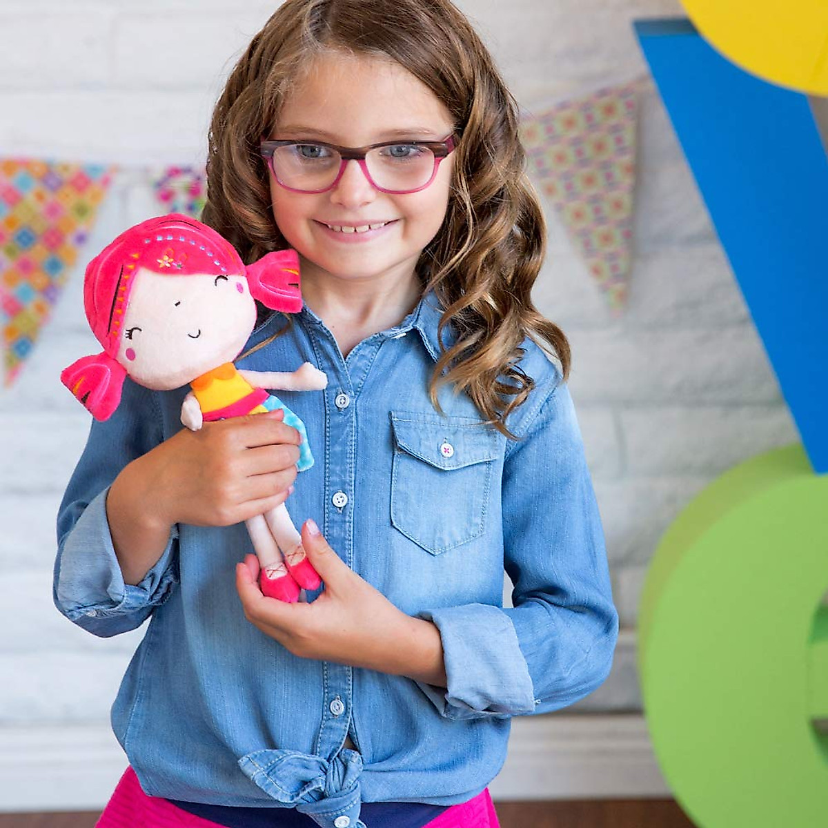 Adora Softies Blossom Plush Doll, 11.5" Girl Doll For Educational Fun Play and Bedtime! Gift For Ages 0 and Up - Blossom