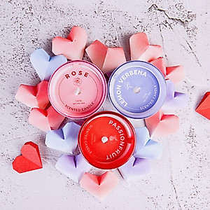 Furnizone Scented Candles 3 Pack, Mini Candle Set Natural Soy Wax Candles for Stress Relief, Relaxing Gifts for Women Girfriend Wife Mom Bridesmaid Birthday Valentines Mothers Day