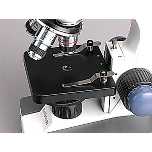 AmScope M150C-SP14-WM 40X-1000X Portable Student Microscope with Slide Preparation Kit and Book
