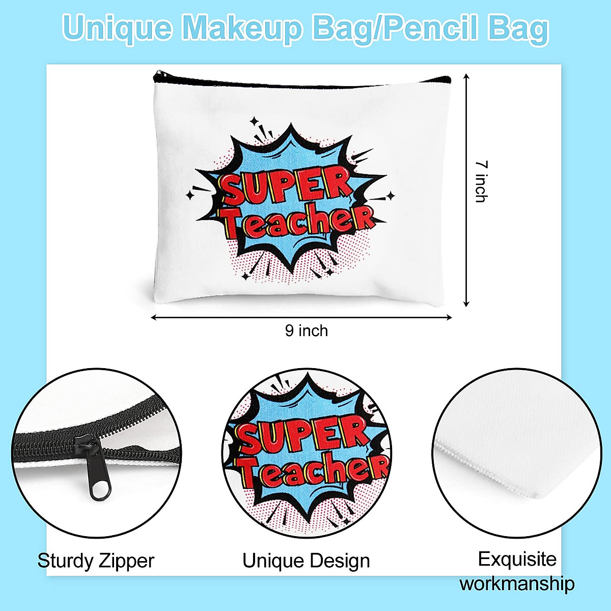 UAREHIBY 12-Pack Appreciation Gifts - Best End of Year & Graduation Gifts with Keychain, 20oz Wine Tumbler in Bulk, Cosmetic Bag for Women & Men