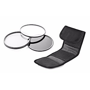 3 Piece Lens Filter Kit for Panasonic Lumix DC-FZ80 (Multi-Coated & Threaded)
