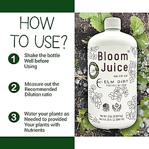 Elm Dirt's Bloom Juice for All Flowering Plants (1-32 oz Bottle)