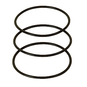 APEC Water Systems FILTER-SET-ES High Capacity Replacement Pre-Filter Set & SET 3 Pcs 3.5" O.D. Replacement O-Ring For Reverse Osmosis Water Filter Housings, 3 Count (Pack of 1), Black