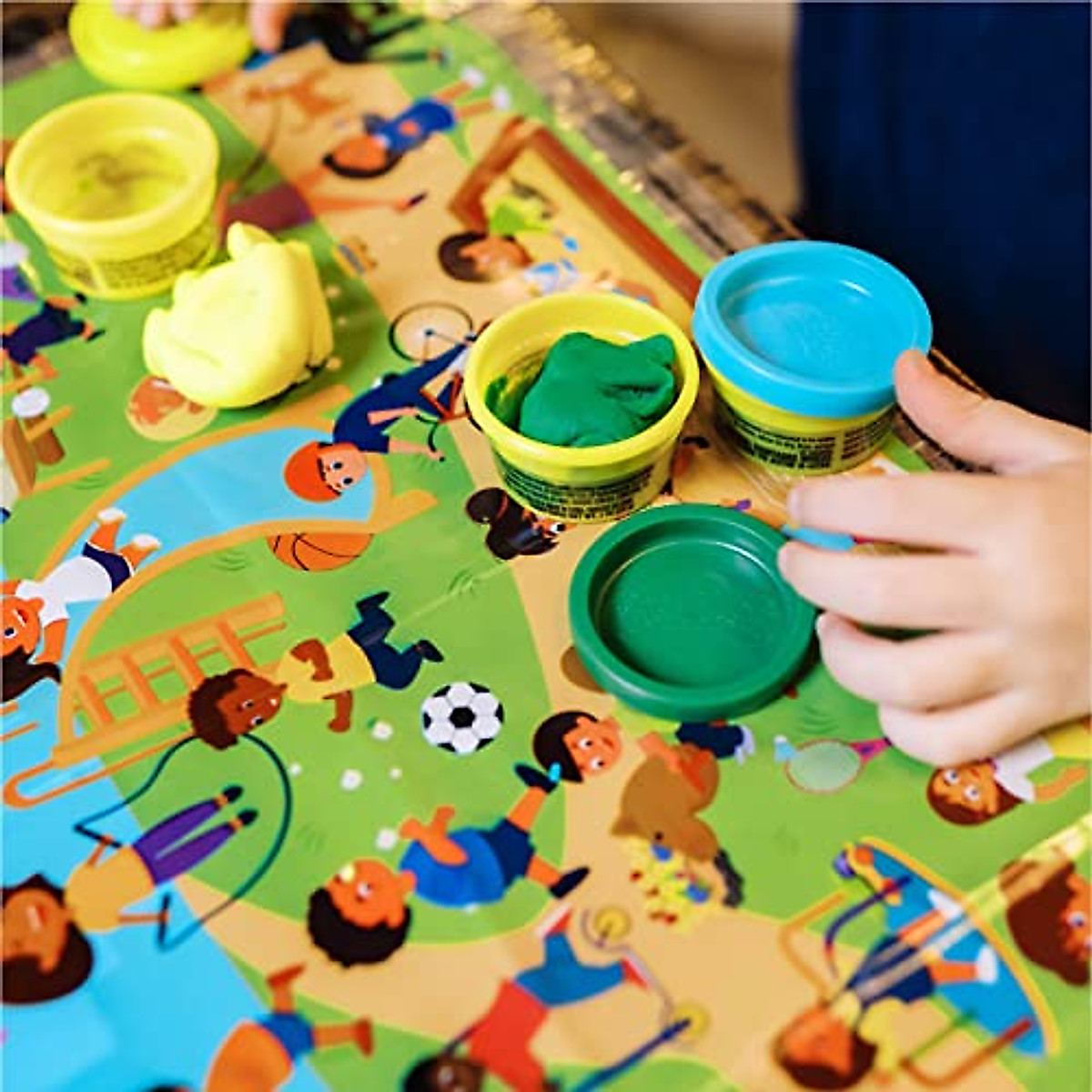 Seek and Find Disposable Placemats for Baby - Disposable Placemats for Toddlers - Fun Baby Placemats for Restaurants & On-The-Go - Educational Toddler Placemat - 12in x 18in, 30 Count