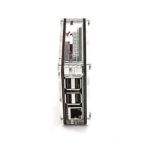 C4Labs Zebra Virtue Fan Case for Raspberry Pi 4B, 3, 2 and B+ (Wood Ice)
