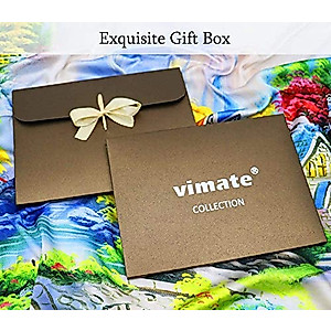 vimate 100% Silk Hair Scarf, Mulberry 35 Inch Fashion Square Silk Head Scarf for Women Night Sleeping (Style 33)