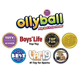 Ollyball Chicago Bulls NBA Team Edition - Patented Award Winning Colorable Indoor Kickball