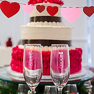 Felt Heart Banner Garland No DIY for Valentine Day Decoration Wedding Party Classroom Decoration