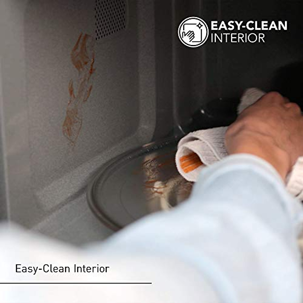 Panasonic NN-SD78LS 1.6 cu.ft Cyclonic Inverter Countertop Microwave Oven 1250Watt Power with Genius Sensor Cooking, cft, 19.44"D x 21.88"W x 11.94"H,Stainless Steel