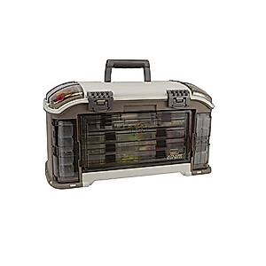 Plano Angled 787 Guide Series Stowaway Tackle System- Includes 7 Stowaways, Fishing Tackle Storage, Premium Tackle Storage, One Size, Model Number: 787010