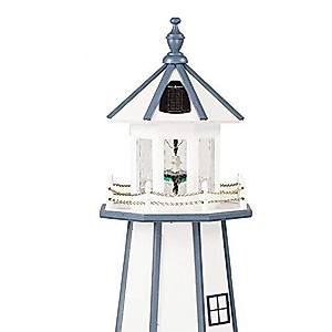 Twin Oaks Solar Lighthouse Light Kit for Outdoor Garden and Patio Lighting