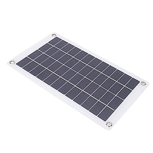 MLMLH Solar Battery Panel,solar panel kit 7.5W 12V Portable Stable Efficient Outdoor Monocrystalline Silicon Solar Cell Panel for DIY Power Charger